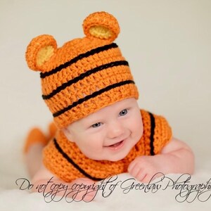 Tigger Inspired Costume. Newborn Tigger Outfit, Tigger From Pooh ...