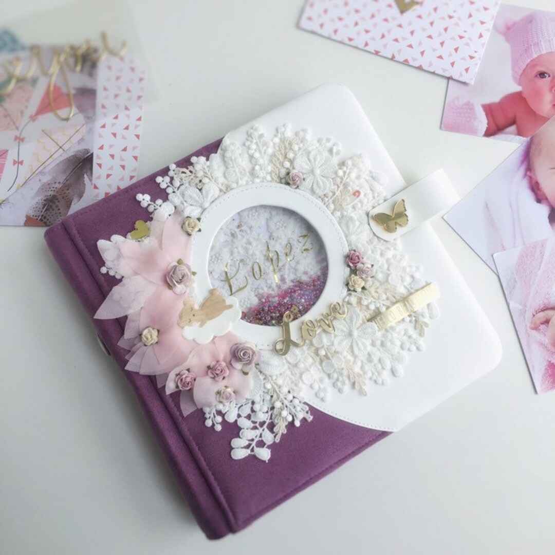 Baby Memory Book / Memory Album Photo Album Scrapbook Baby Album Baby ...