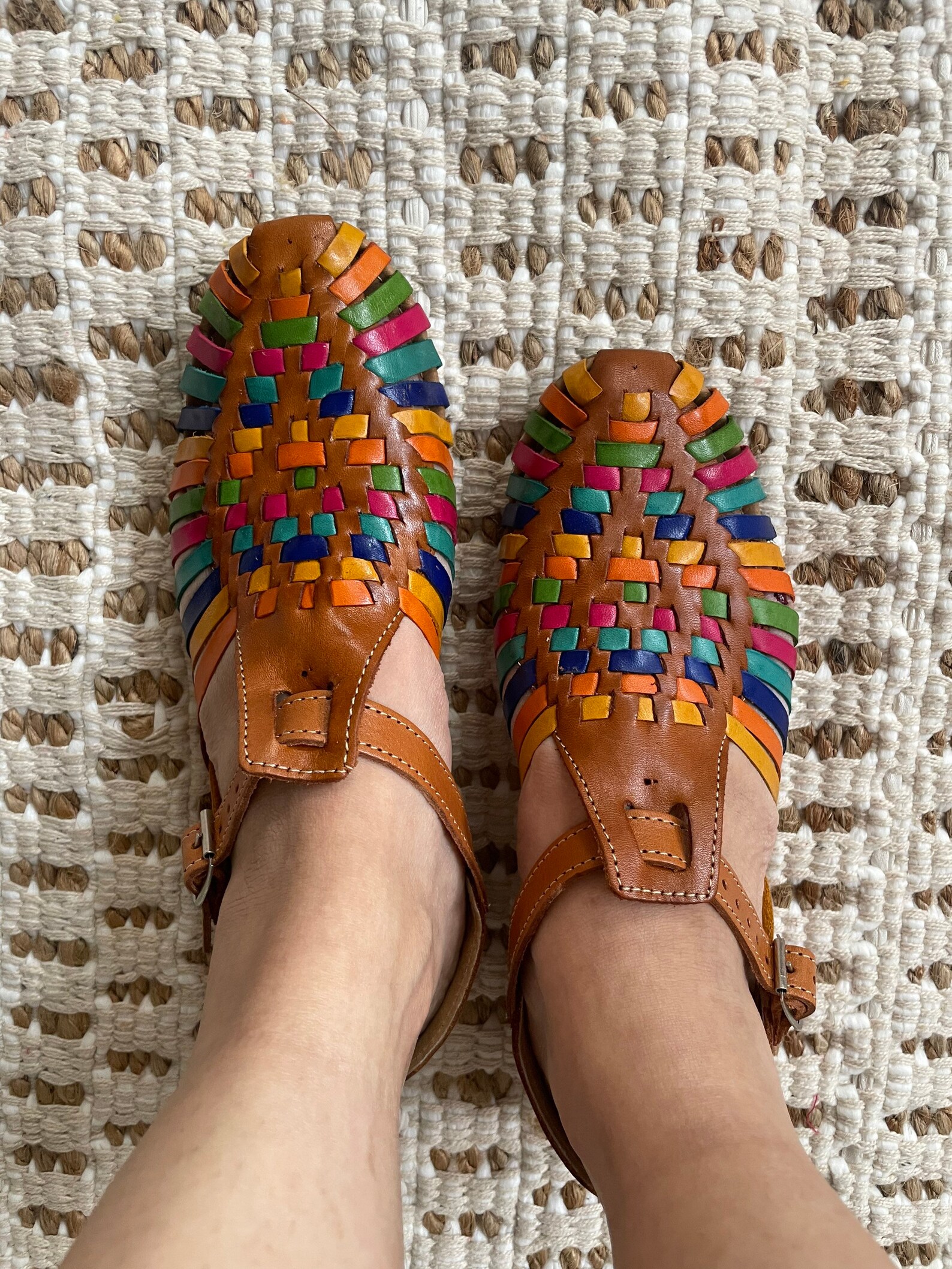 KIDS Mexican Leather Huaraches- Sizes 4-5-6-7-8-9 -10-11-12-13 US Sizes ...