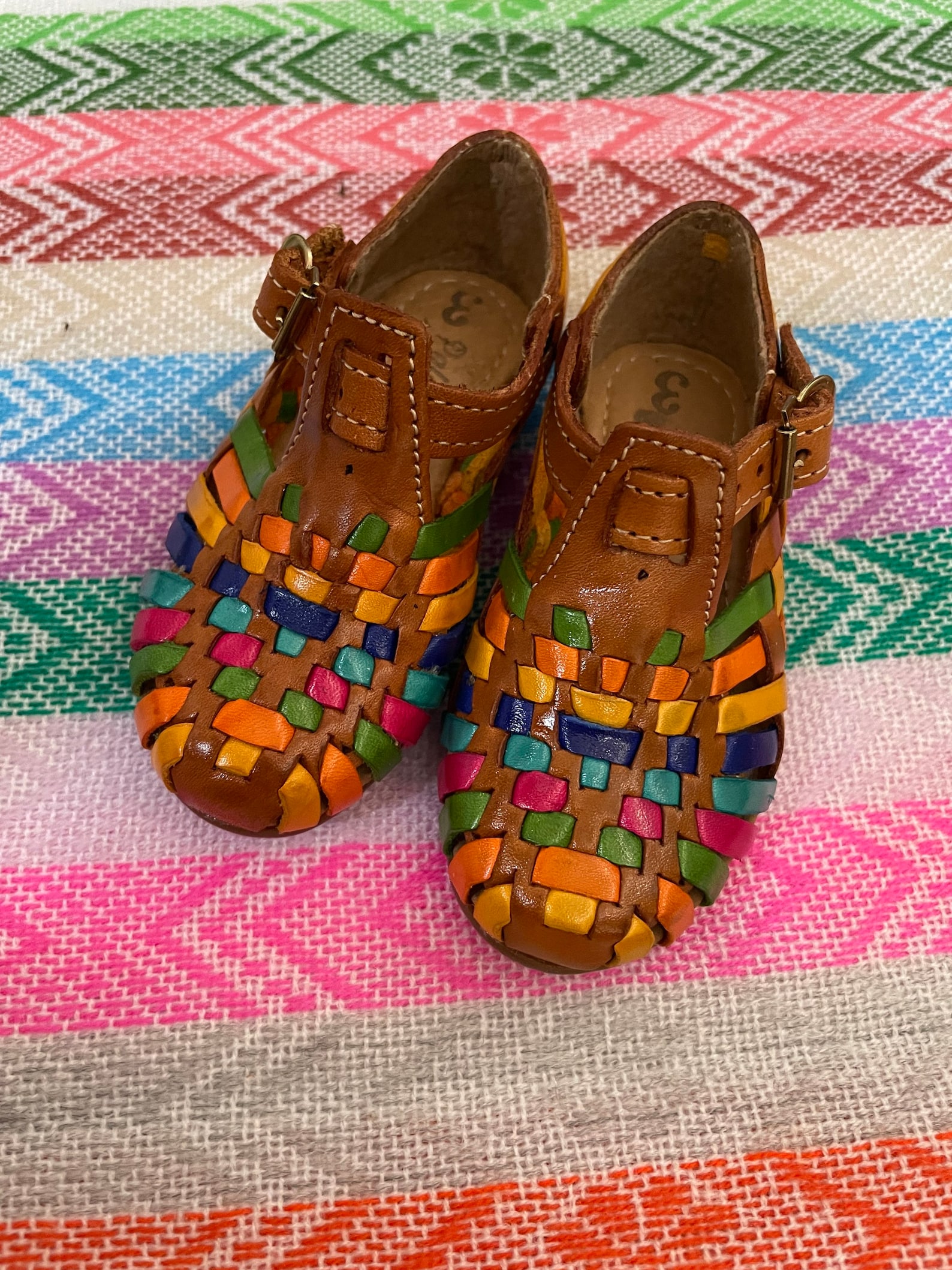 KIDS Mexican Leather Huaraches Sizes 4-5-6-7-8-9 10-11-12-13 - Etsy