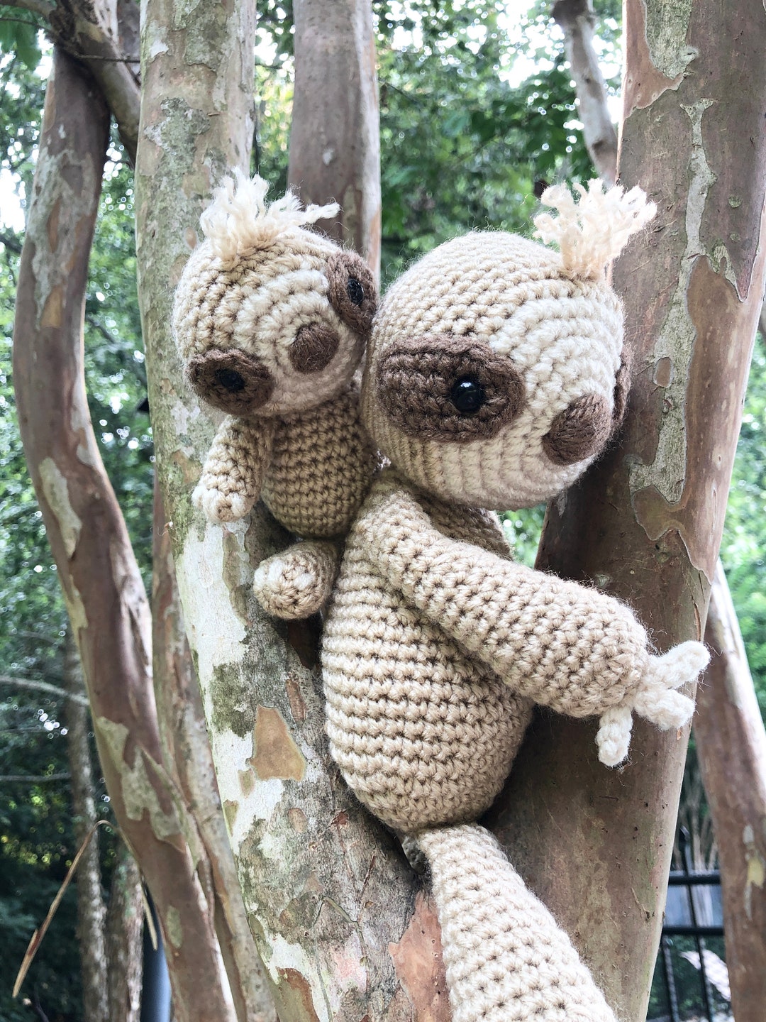 Crochet Sloth Family Amigurumi Pattern Bundle (PDF Pattern) - Etsy