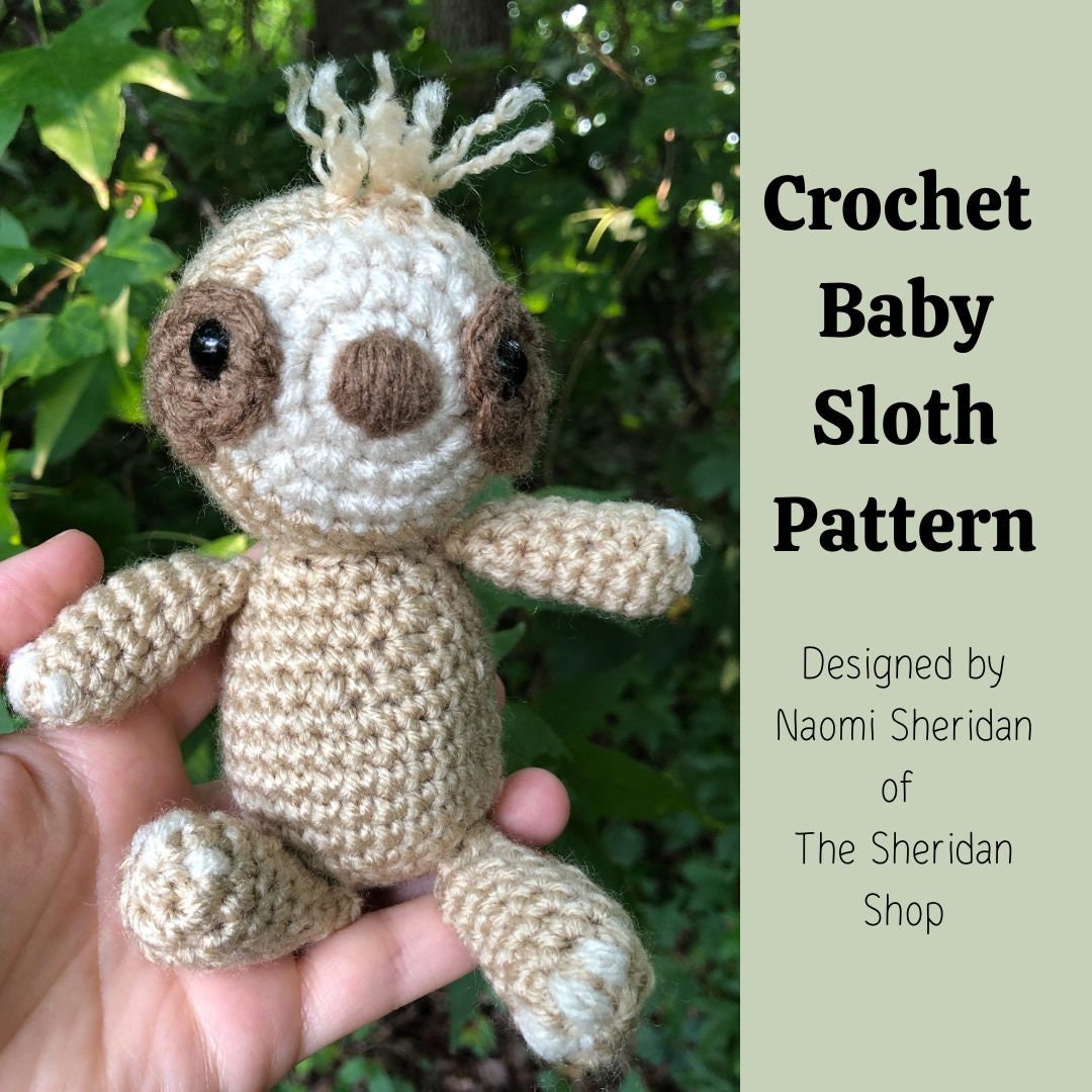 Crochet Baby Sloth Pattern - Etsy