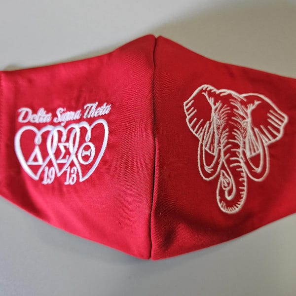 Delta Sigma Theta Mask - Etsy