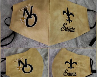 Saints Face Mask - Etsy