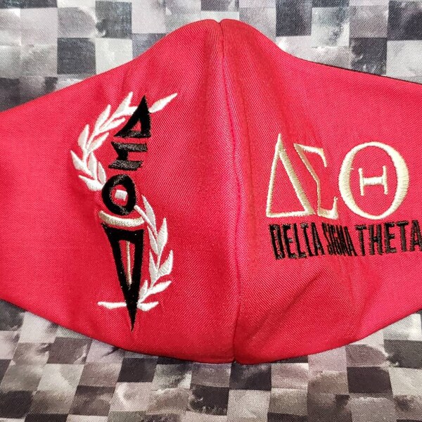 Delta Sigma Theta Sorority Face Mask - Etsy