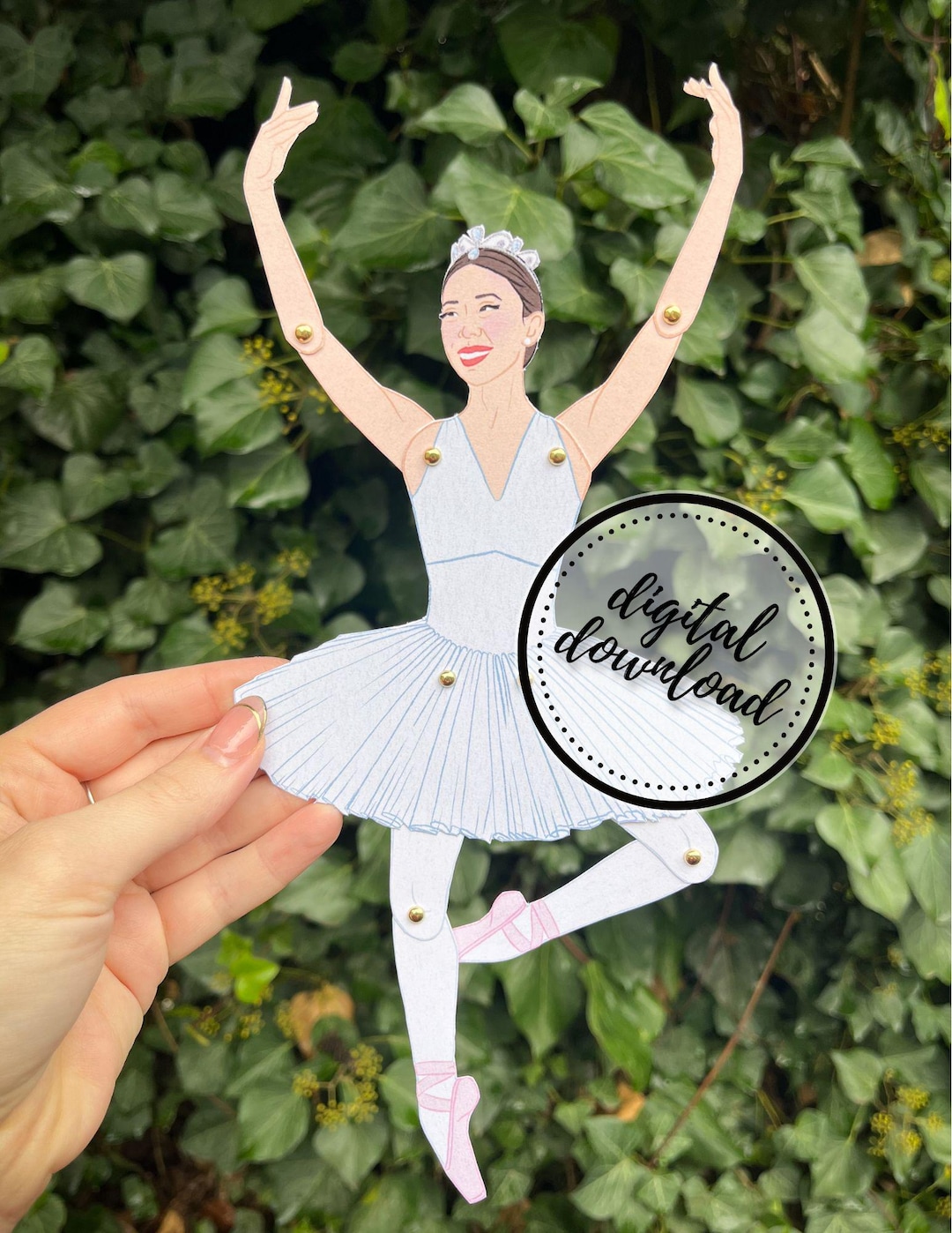 Printable DIY Ballerina Paper Doll, Set One | Craft, Paper Crafts ...