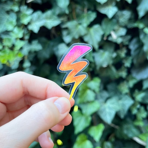 Mini Lightning Bolt Stickers - Etsy