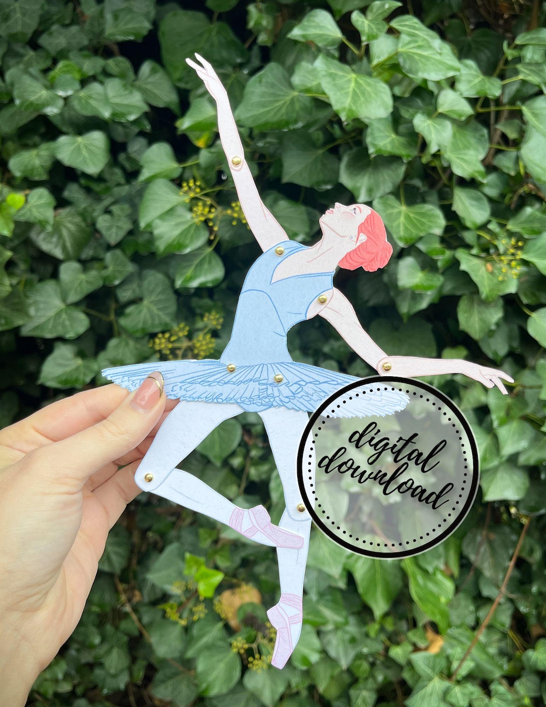 Printable DIY Ballerina Paper Doll, Set Two Craft, Paper Crafts, Paper ...