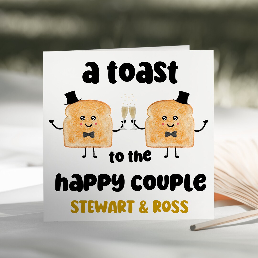 Personalised Funny Wedding Card Congratulations on Your Wedding Day ...