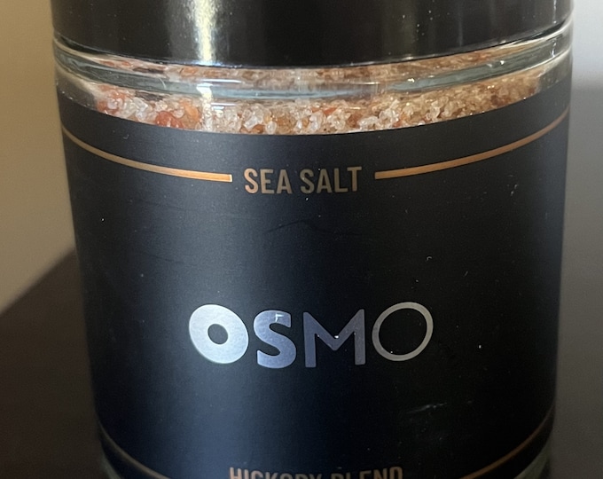 Premium Gourmet Osmo Smoked Hickory Sea Salt Chef Curated New Sealed 4 ...