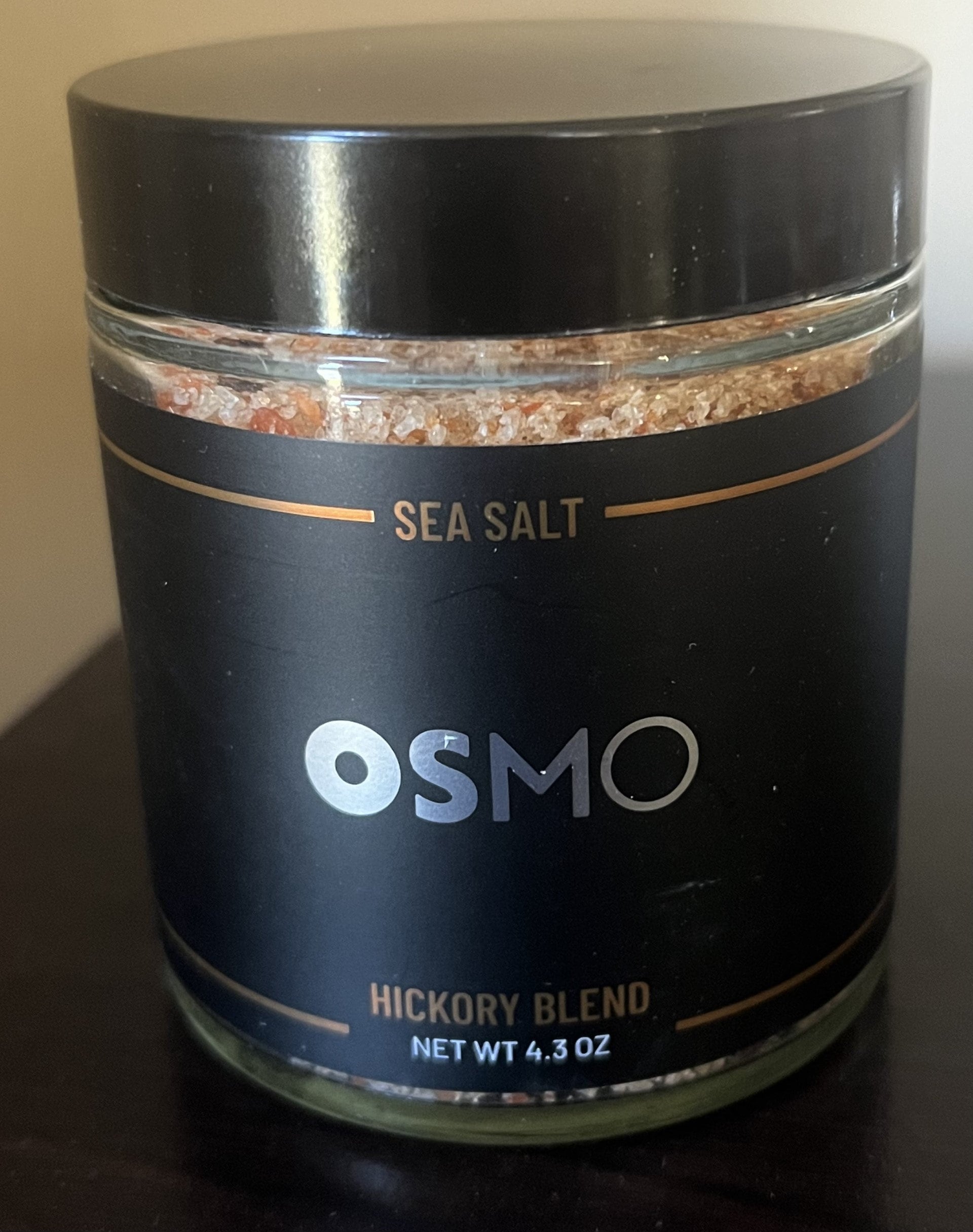 Premium Gourmet Osmo Smoked Hickory Sea Salt Chef Curated New Sealed 4 ...