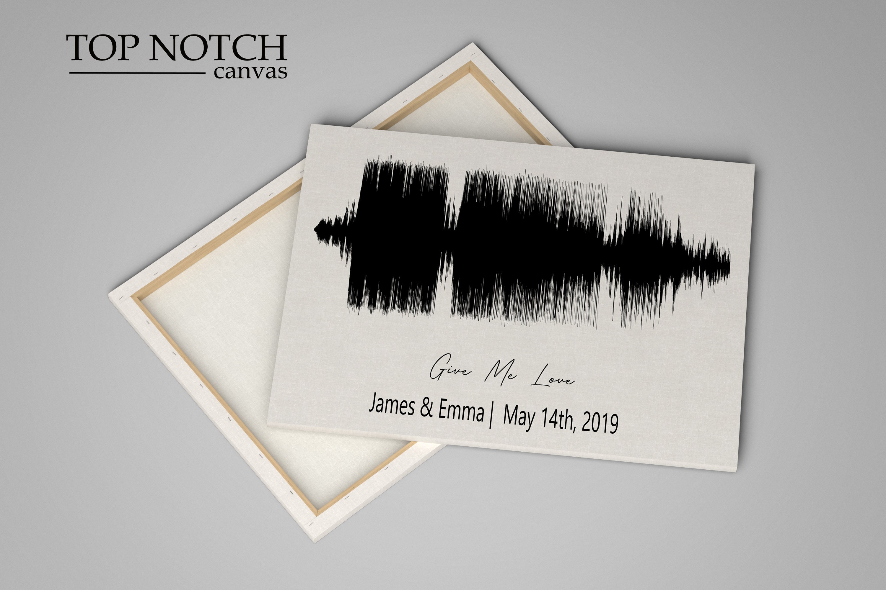 Custom Sound Wave , Sound Wave Art, Sound Wave Canvas Print, Custom ...