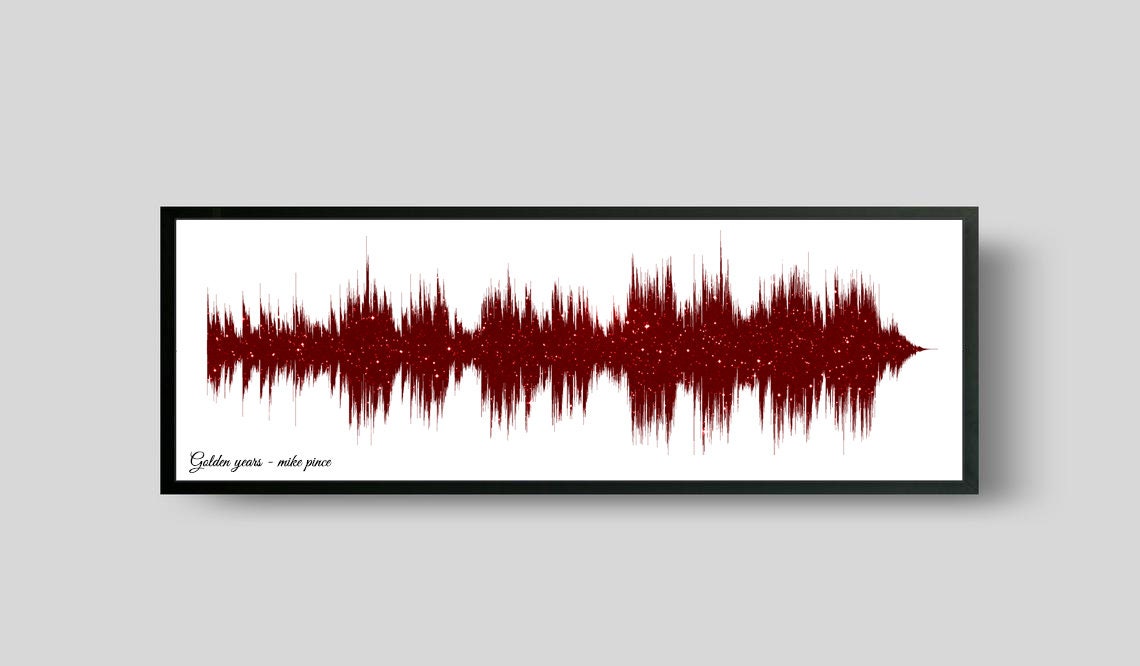 Paper Anniversary Gifts Soundwave Art Galaxy Print Star - Etsy