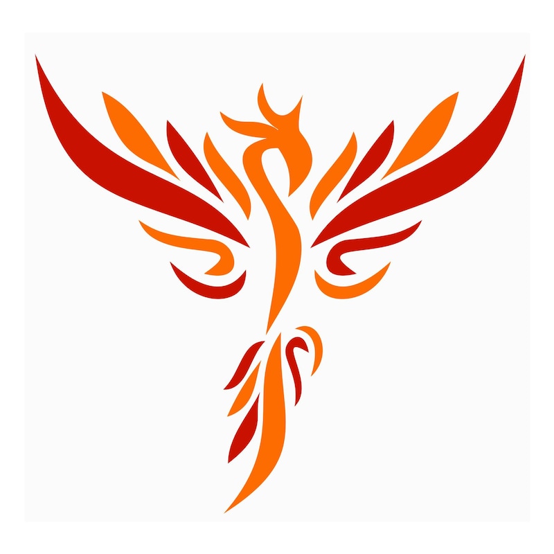 Phoenix Rising Car Decal - Etsy