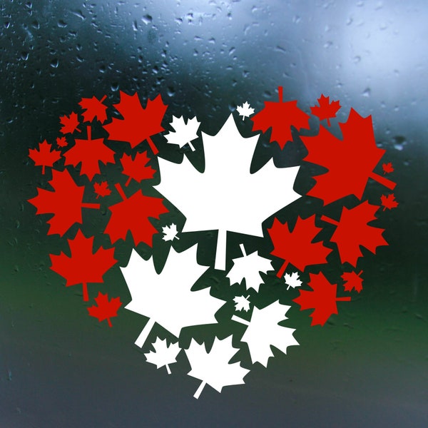 Maple Leaf Decal - Etsy