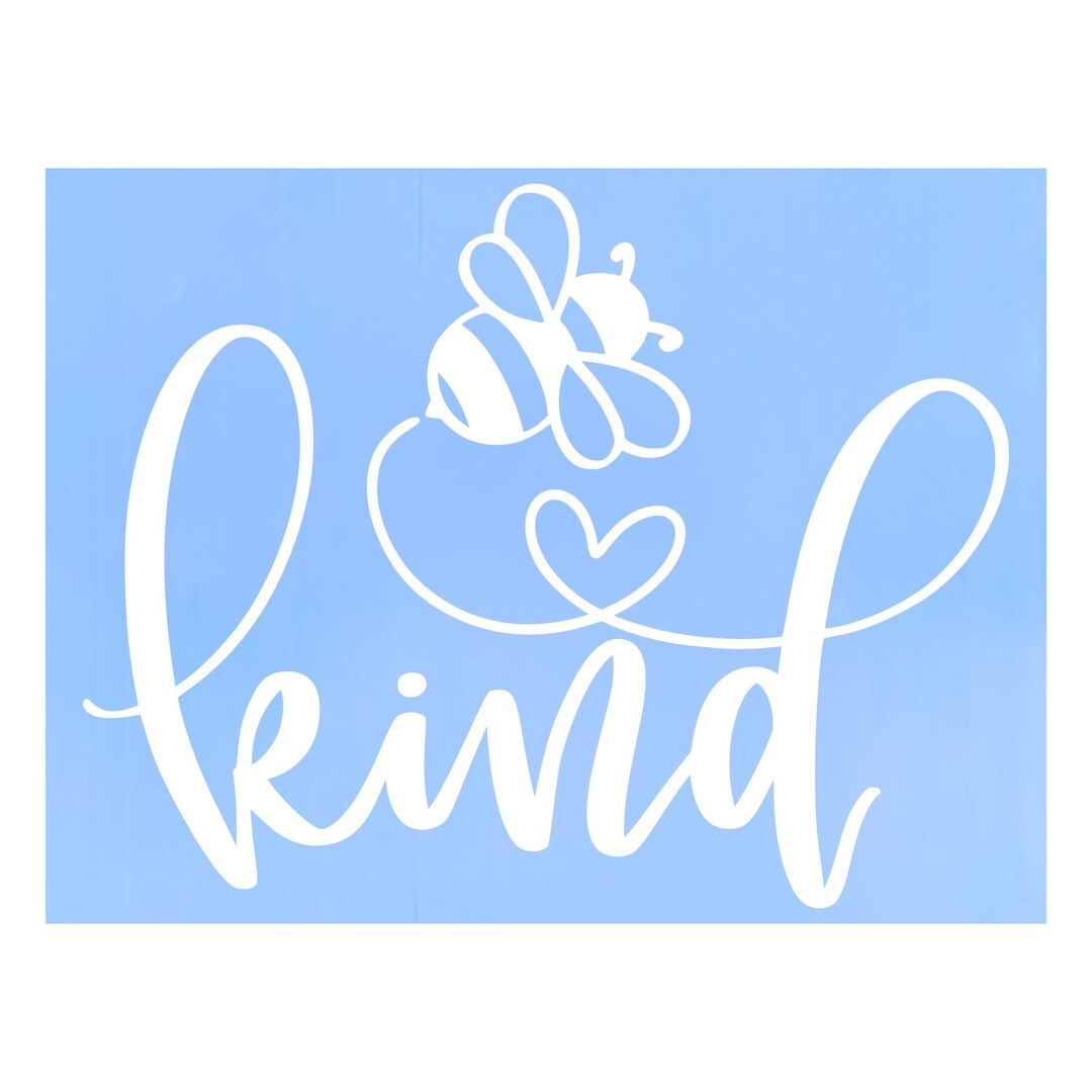 Bee Kind Vinyl Decal: Car, Laptop, Window Sticker - Etsy