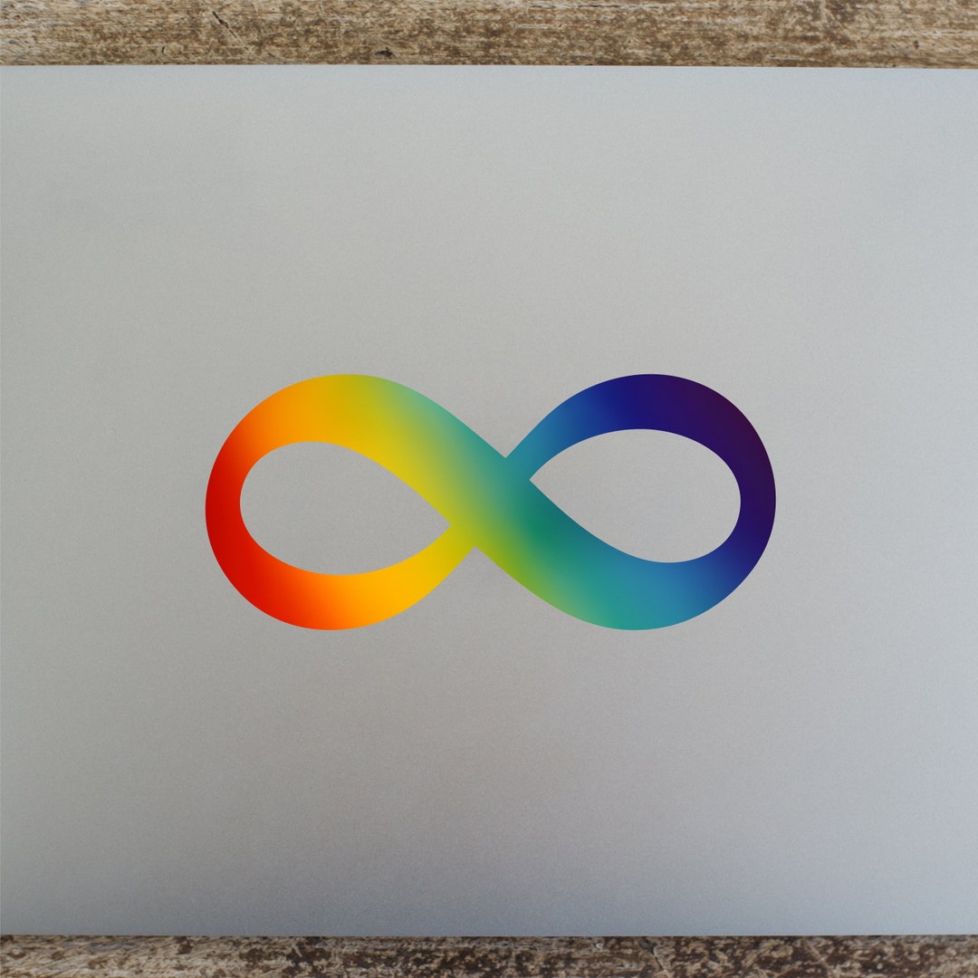 Infinity Pride Rainbow Sticker Decal for Cars, Laptops & Mugs - Etsy
