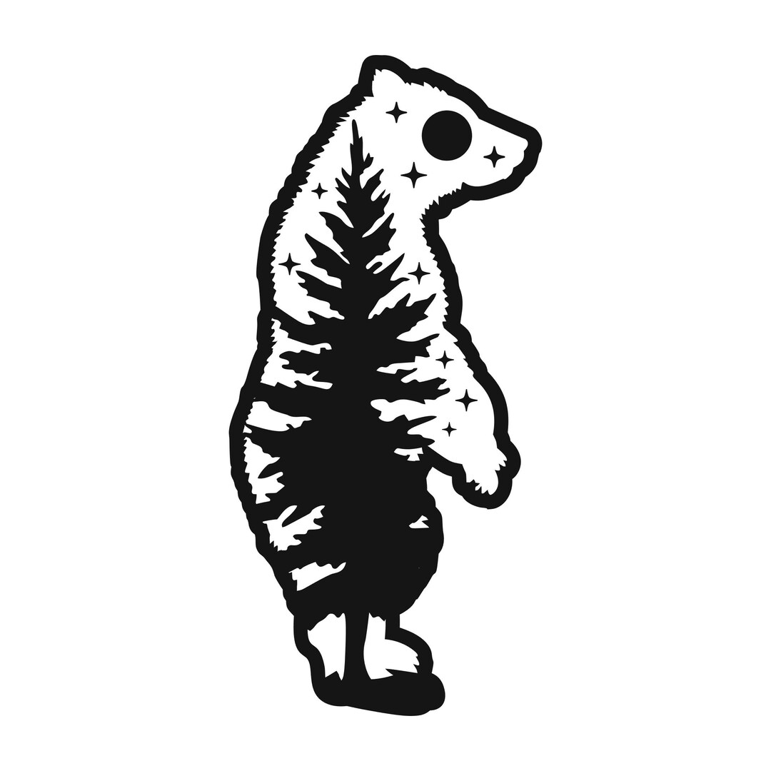 New Die Cut Vinyl Peeking Bear Night Scene Decal - Waterproof Vehicle ...