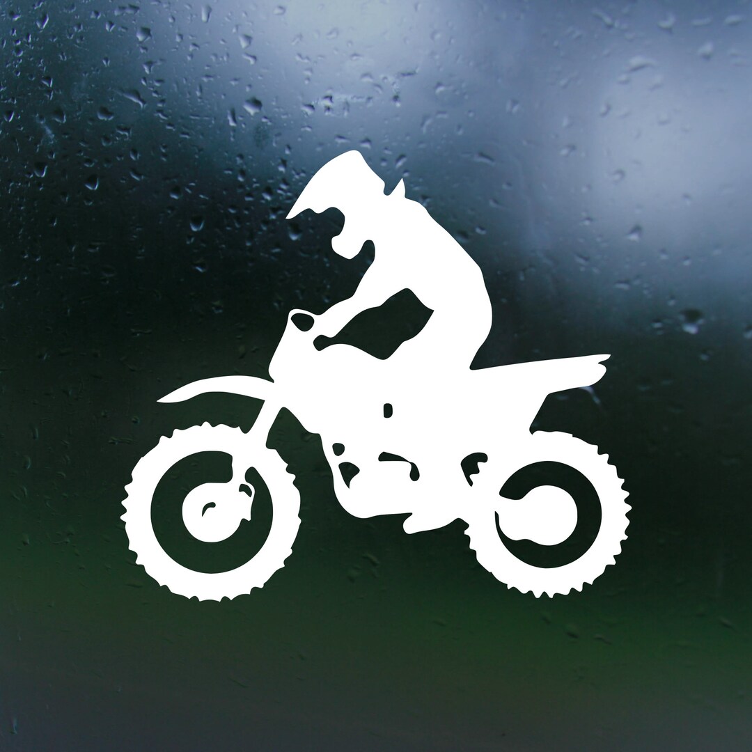 Motocross / Dirt Bike Decal for Trucks, Cars, Bikes, - Etsy
