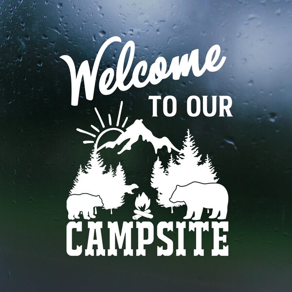 Sticker camping car personnalisé - Etsy France