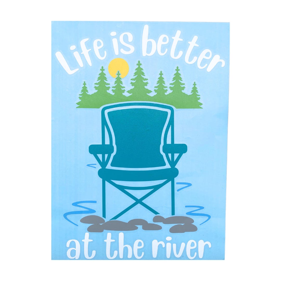 Life is Better by the River Decal - Waterproof Vinyl Car/truck Decor - Etsy