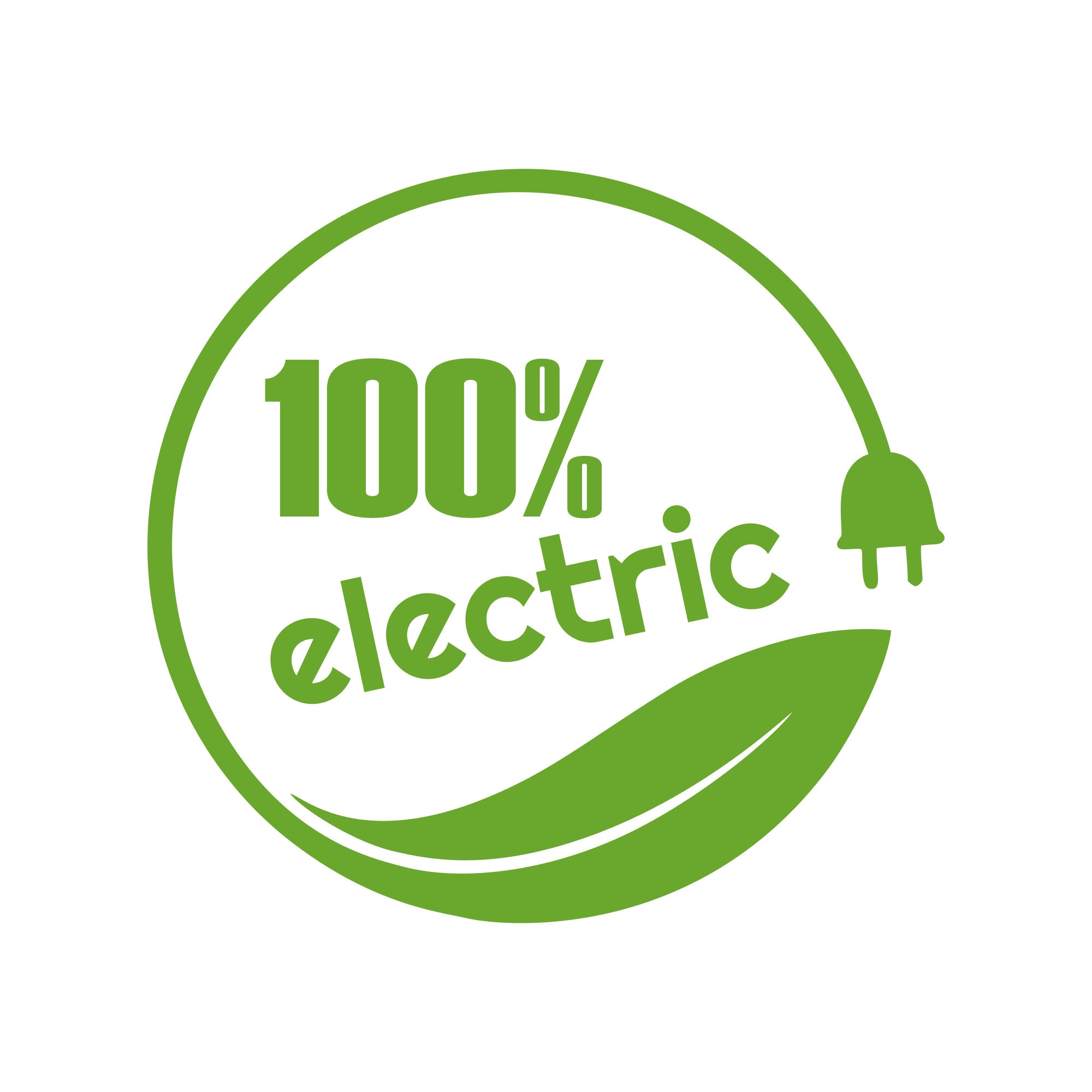 Dye Cut Vinyl 100% Electric Decal Electric Vehicle Decal - Etsy