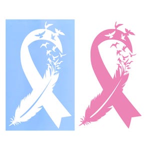 Die Cut Vinyl Awareness Ribbon Decal - Etsy