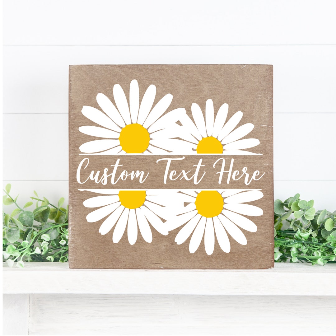 Custom Die Cut Daisy Decal for Signs, Mailboxes, Doors, Mugs, Tumblers ...
