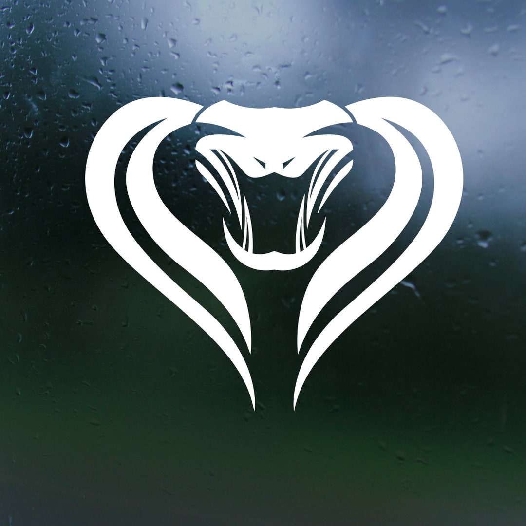 Cobra Snake Vinyl Decal Car Decal, Rear Window Decal, Laptop Decal - Etsy