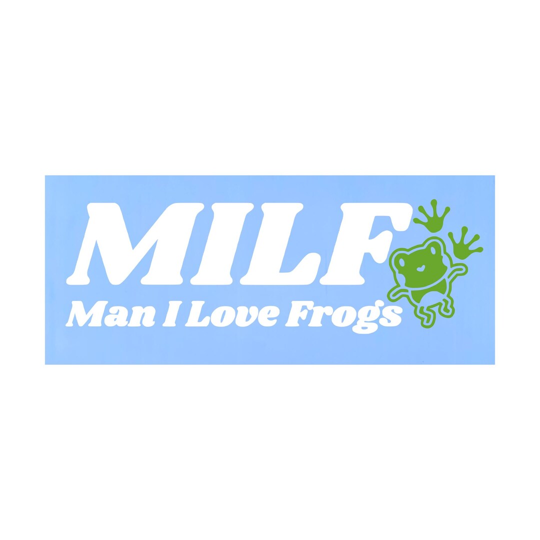 Man I Love Frogs Funny Decal for Car, Trucks, Laptop & More - Etsy