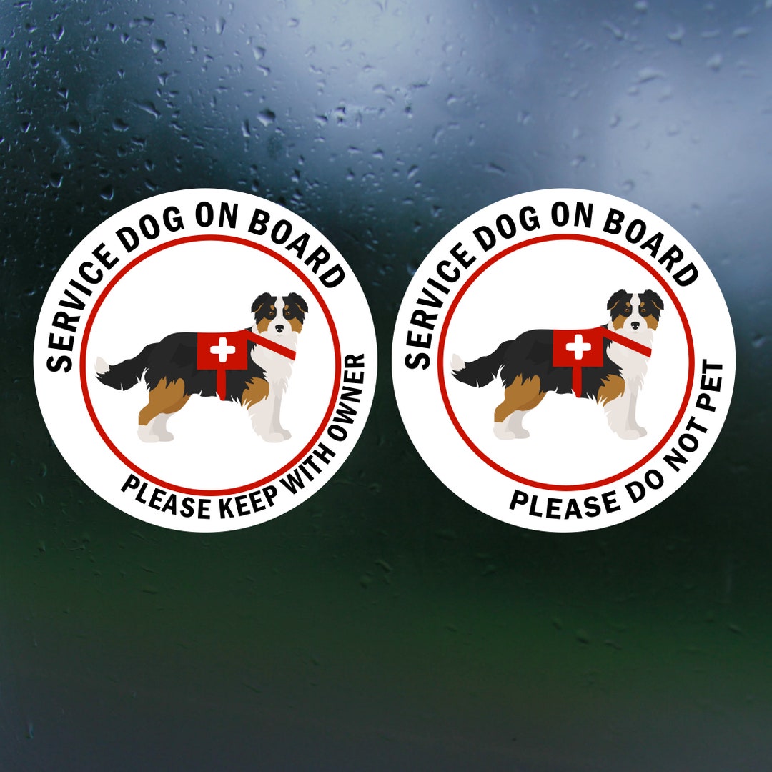 Australian Shepard Vinyl Sticker Decal Car Decal, Truck Decal, Laptop ...