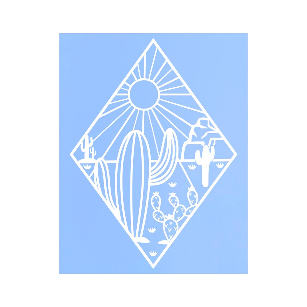 Leiah's Desert Custom Die Cut Vinyl Decal - Car Decal, Truck Decal ...