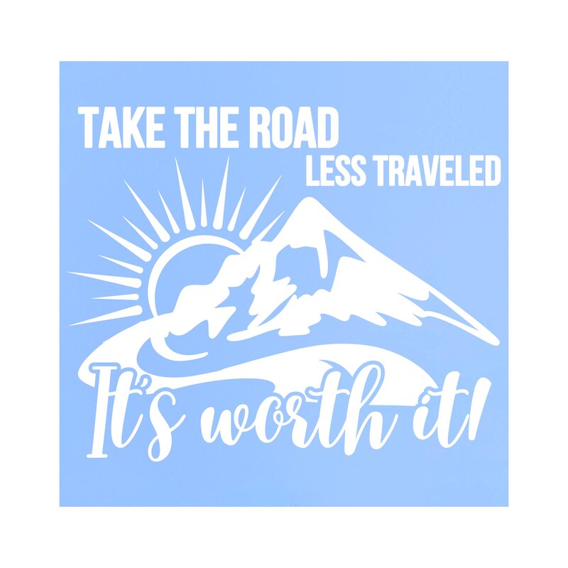 Road Less Traveled - Etsy