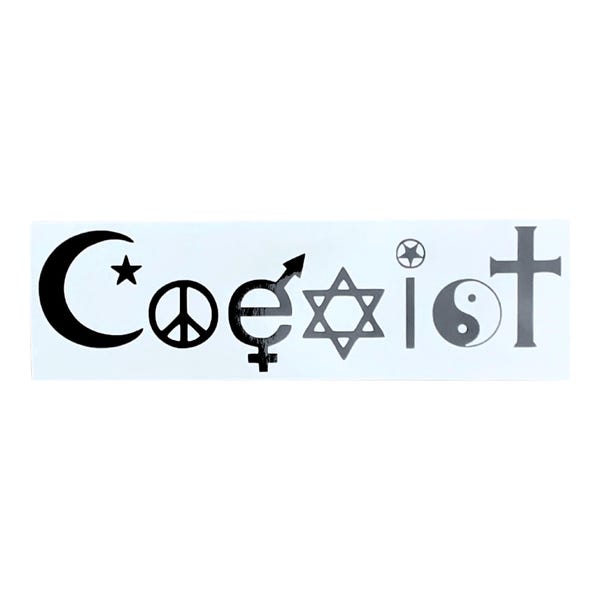 Coexist Sticker - Etsy