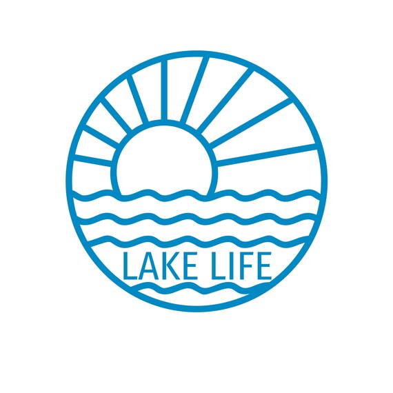 Lake Life Dye Cut Vinyl Decal | Etsy