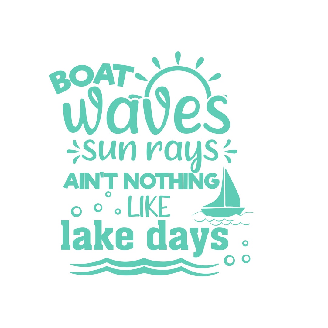 Epic Lake Day Decal for Cars, Trucks, Laptops, Glass, & More - Etsy