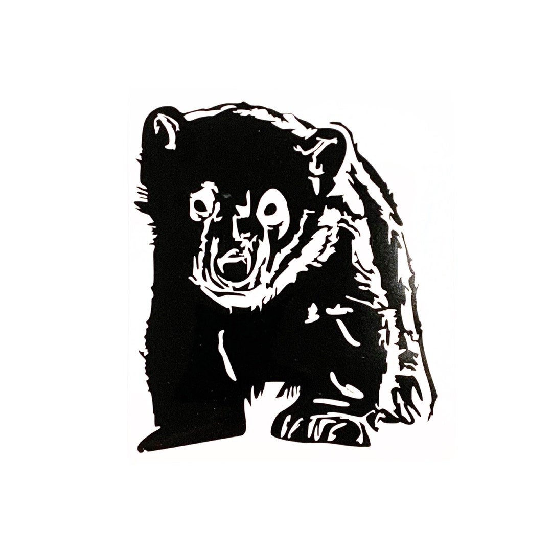 Die Cut Vinyl Bear Decal Car Decal, Truck Decal, Laptop Decal, Camper ...