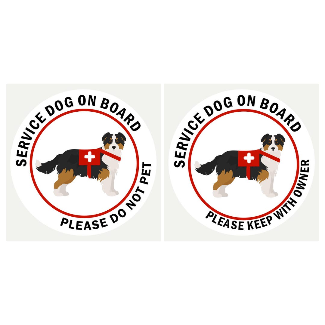 Australian Shepard Vinyl Sticker Decal - Car Decal, Truck Decal, Laptop ...