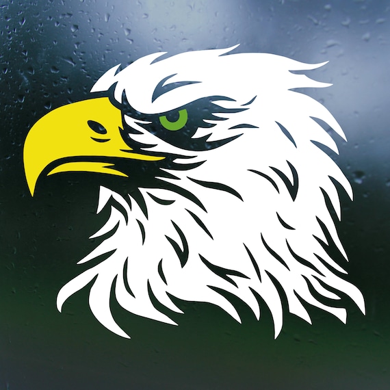 Eagle Decal Eagle Head Decal Custom Vinyl Car Truck Window Tattoo