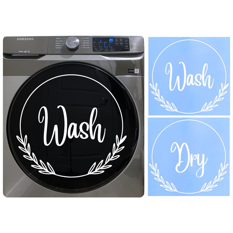 Washer Decal - Etsy