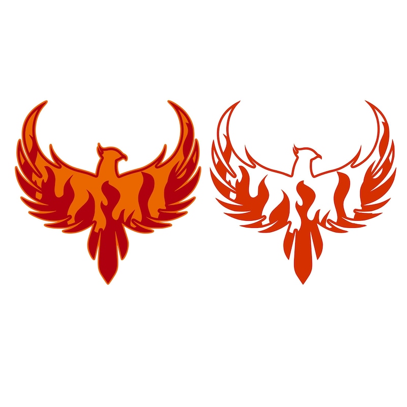 Phoenix Rising Car Decal - Etsy