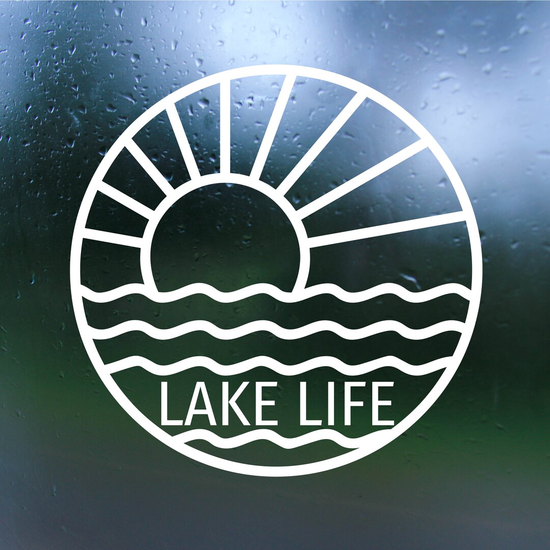 Lake Life Dye Cut Vinyl Decal - Etsy