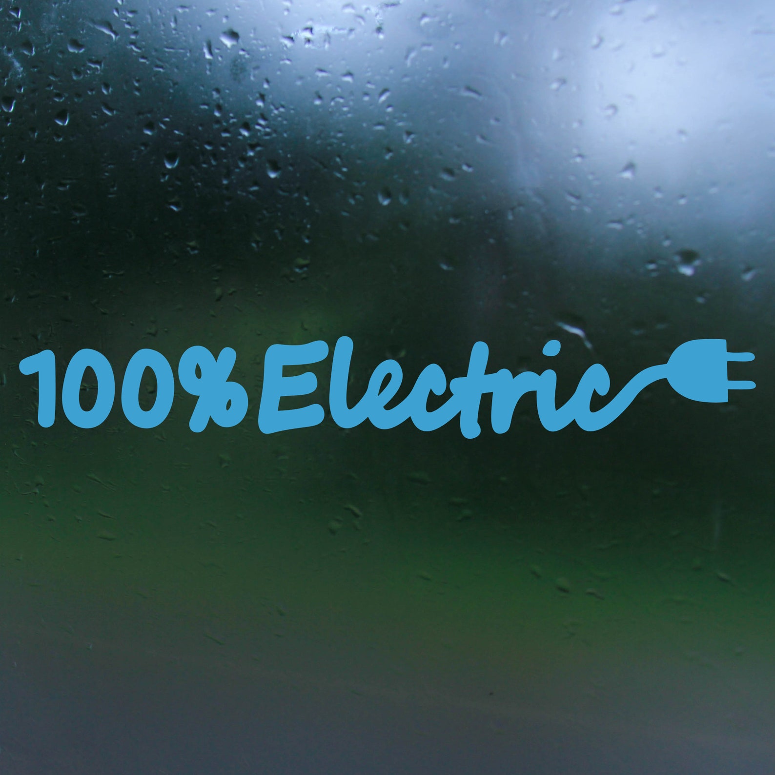 Custom 100 Electric Plug Decal for Electric Cars / Trucks - Etsy