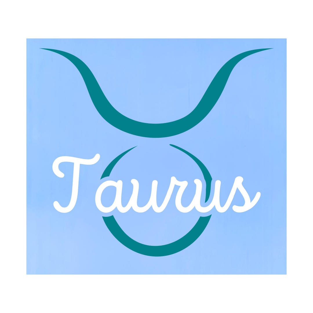 Taurus Zodiac Vinyl Decal: Waterproof Car/laptop Sticker - Etsy