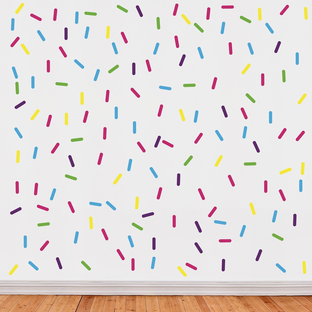 Customizable Pack of 160 Sprinkle Wall Decals - Etsy