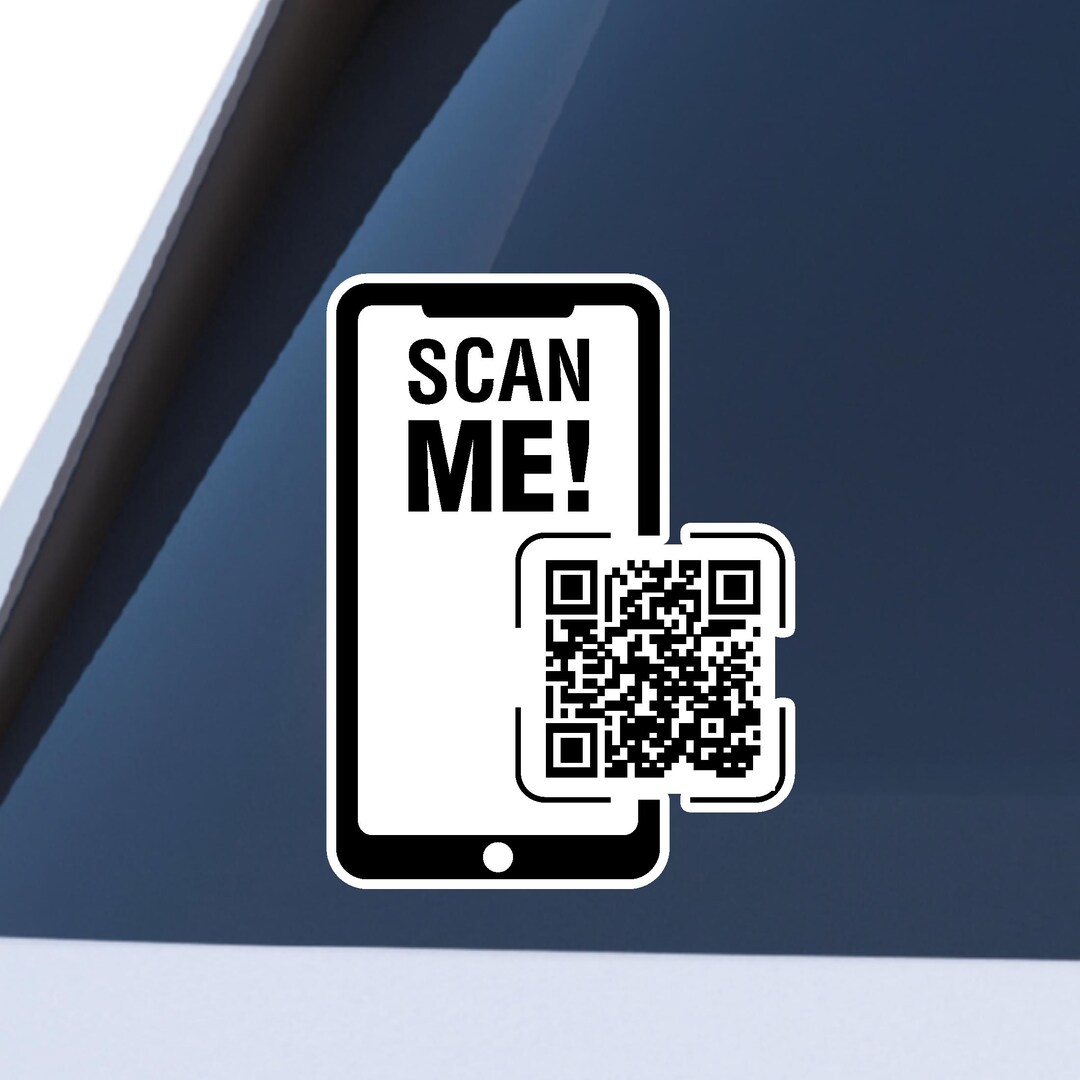 Create Your Own Waterproof QR Code Decal Sticker(s) - Etsy