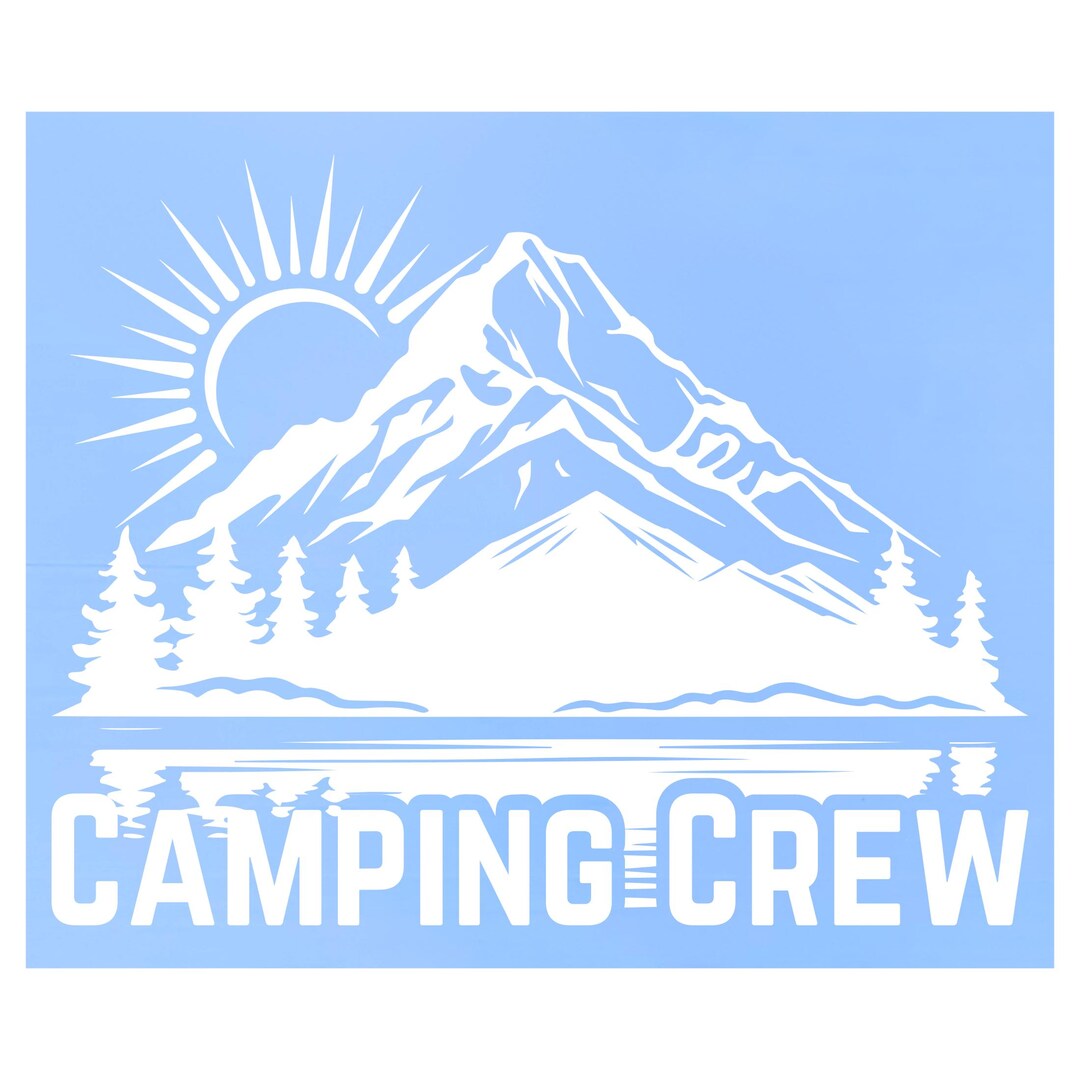 Die Cut Vinyl Camping Crew Decal - Trailer / Truck / Window Decal - Etsy