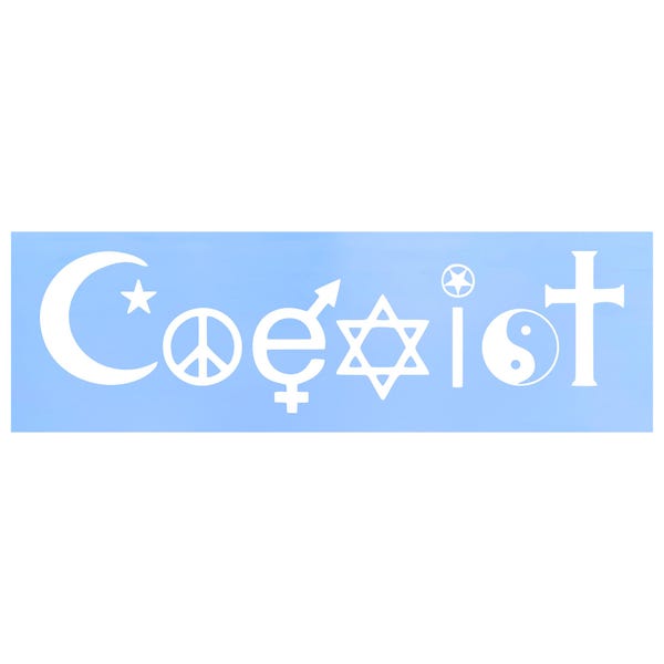 Coexist Sticker - Etsy