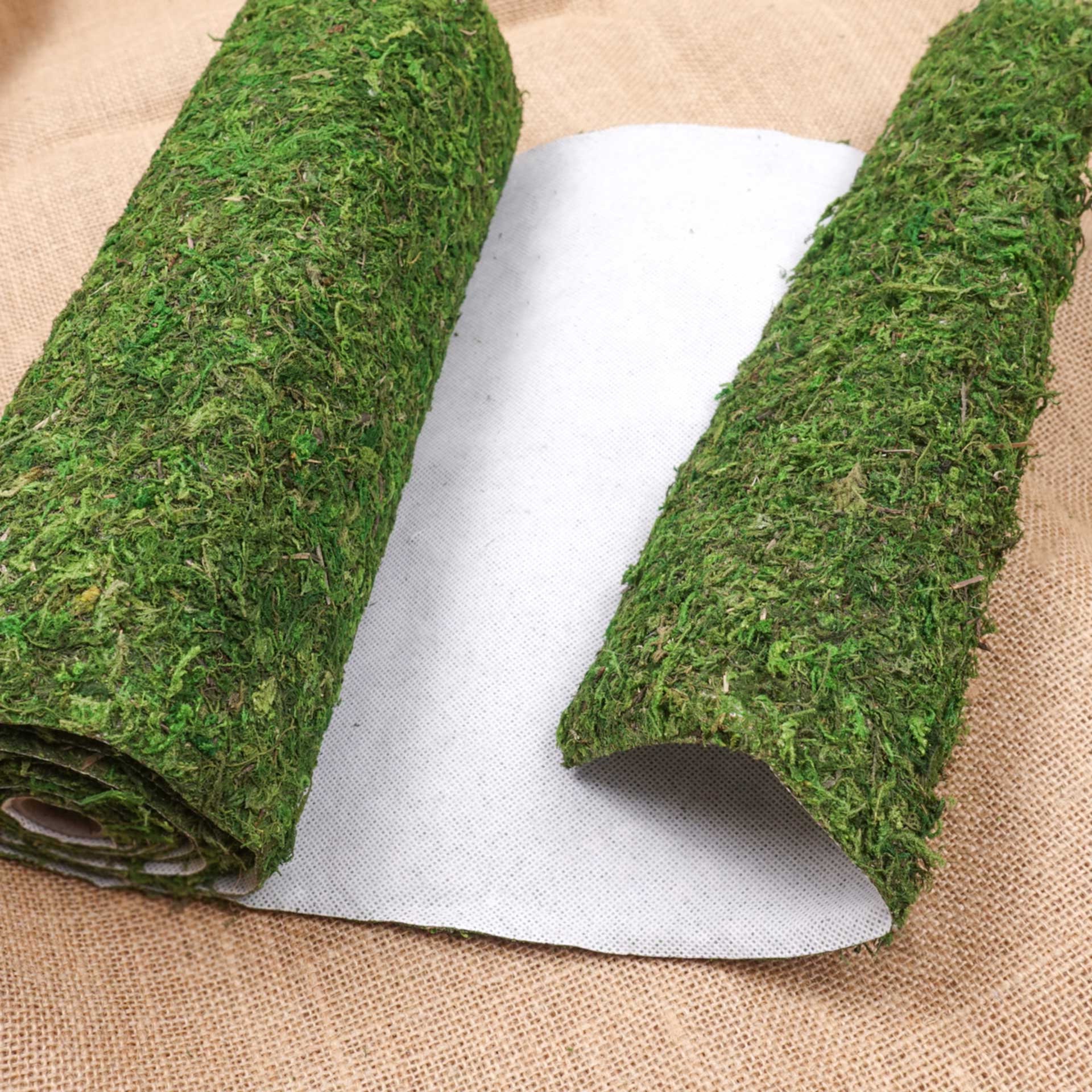 Moss Grass Roll 30cm X 200cm | Artificial Moss Ribbon | DIY Flower ...