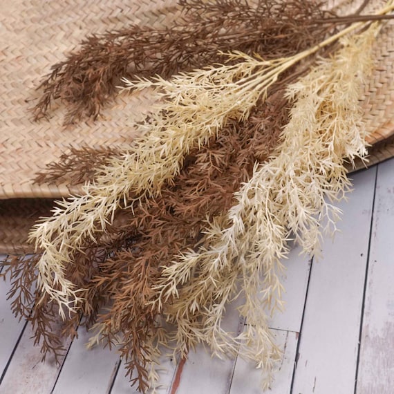 Dried-look Reed Leaf Spray 80cmh Artificial Faux Flower - Etsy